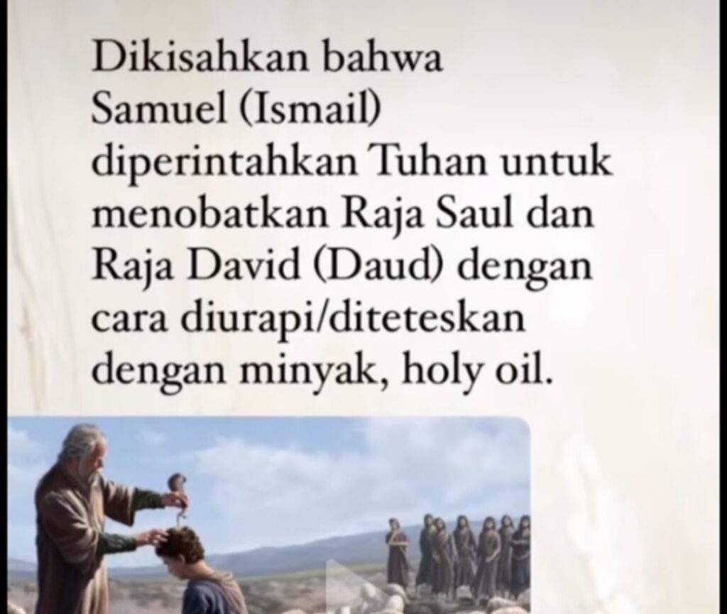 MENJAWAB TUDUHAN : NABI SAMUEL DI PERJANJIAN LAMA SAMA DENGAN ISMAEL ...