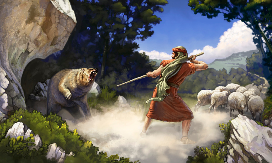 DAUD MENANTANG GOLIAT | STAND TO JESUS